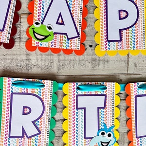 Muppet Babies Banner, Happy Birthday Banner, Muppet Babies Party ...