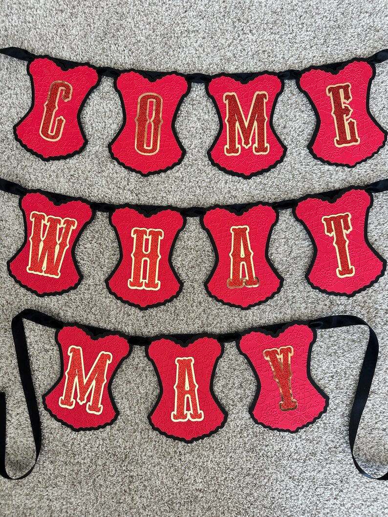 Moulin Rouge Banner: Burlesque Party Decor - Etsy