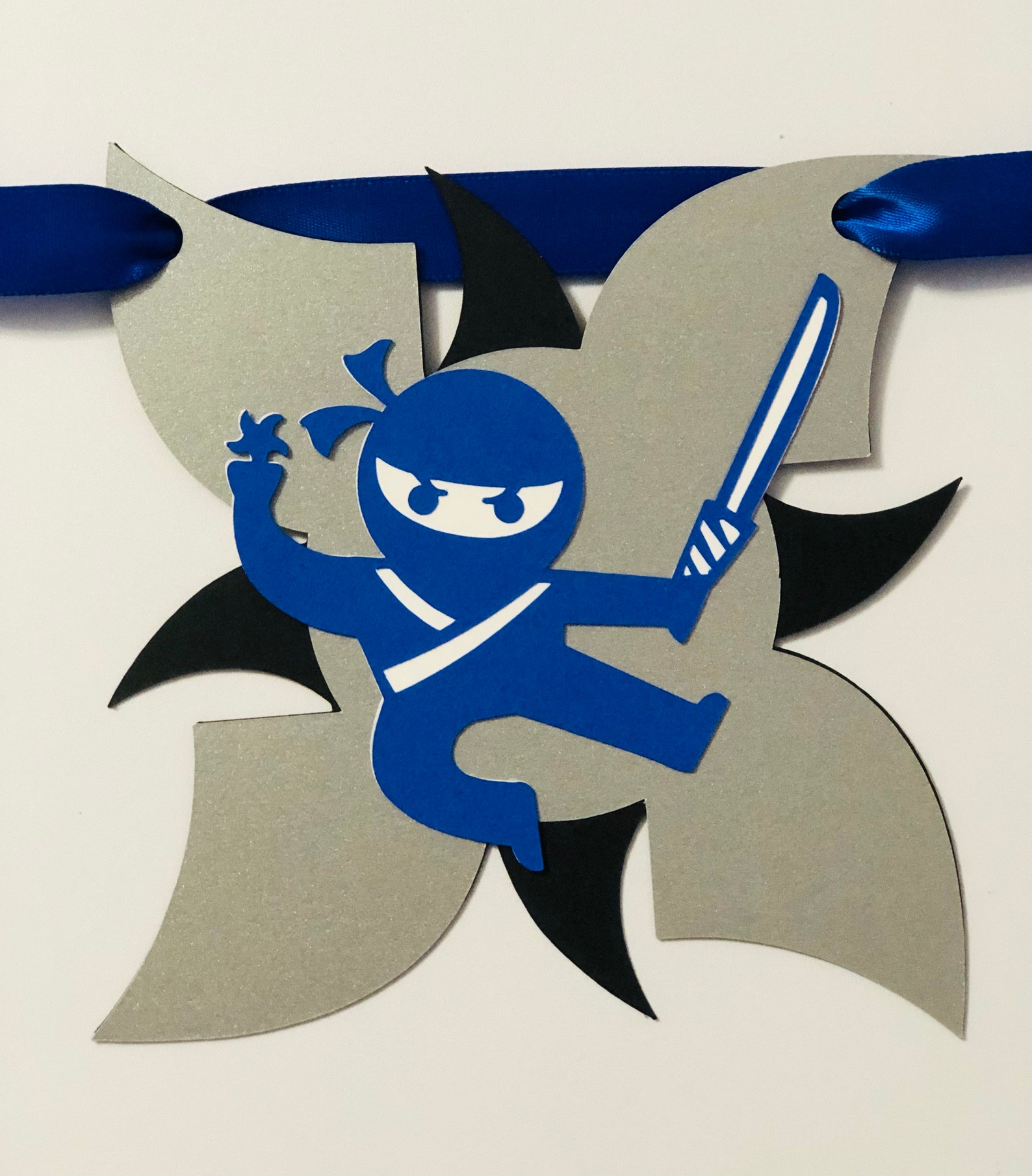 Ninja Banner Happy Birthday Ninja Banner Ninja Warrior Party | Etsy