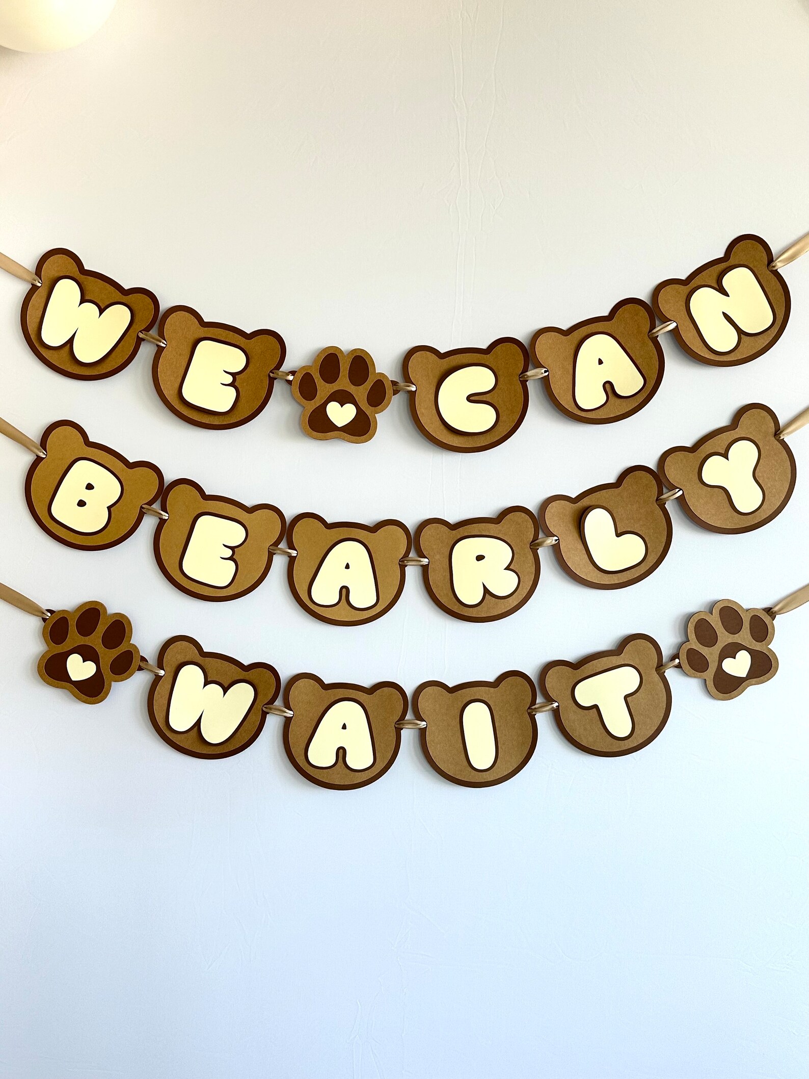 Teddy Bear Baby Shower Banner: Custom Cardstock Party Decor - Etsy