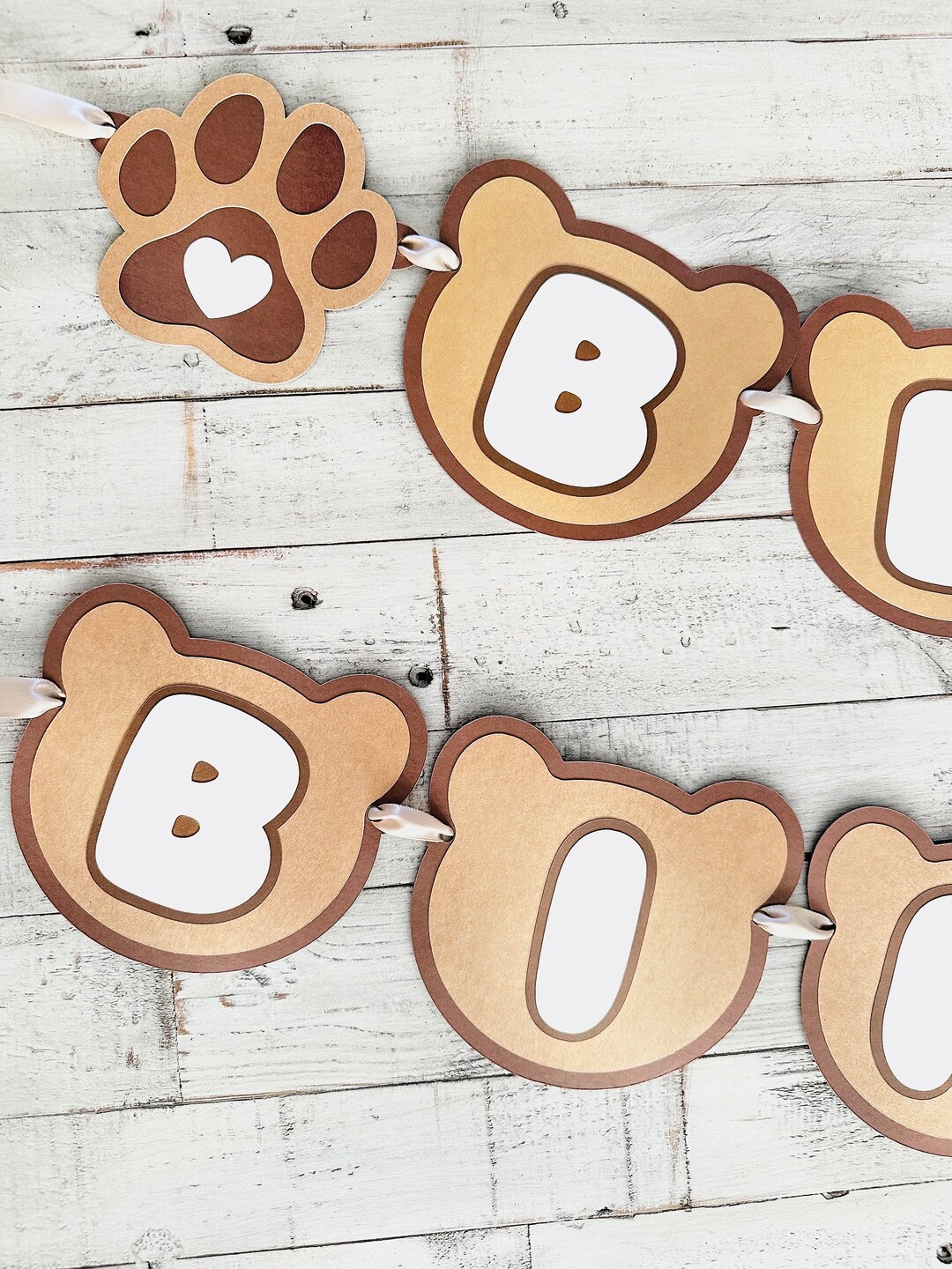 Teddy Bear Baby Shower Banner: Custom Cardstock Party Decor - Etsy