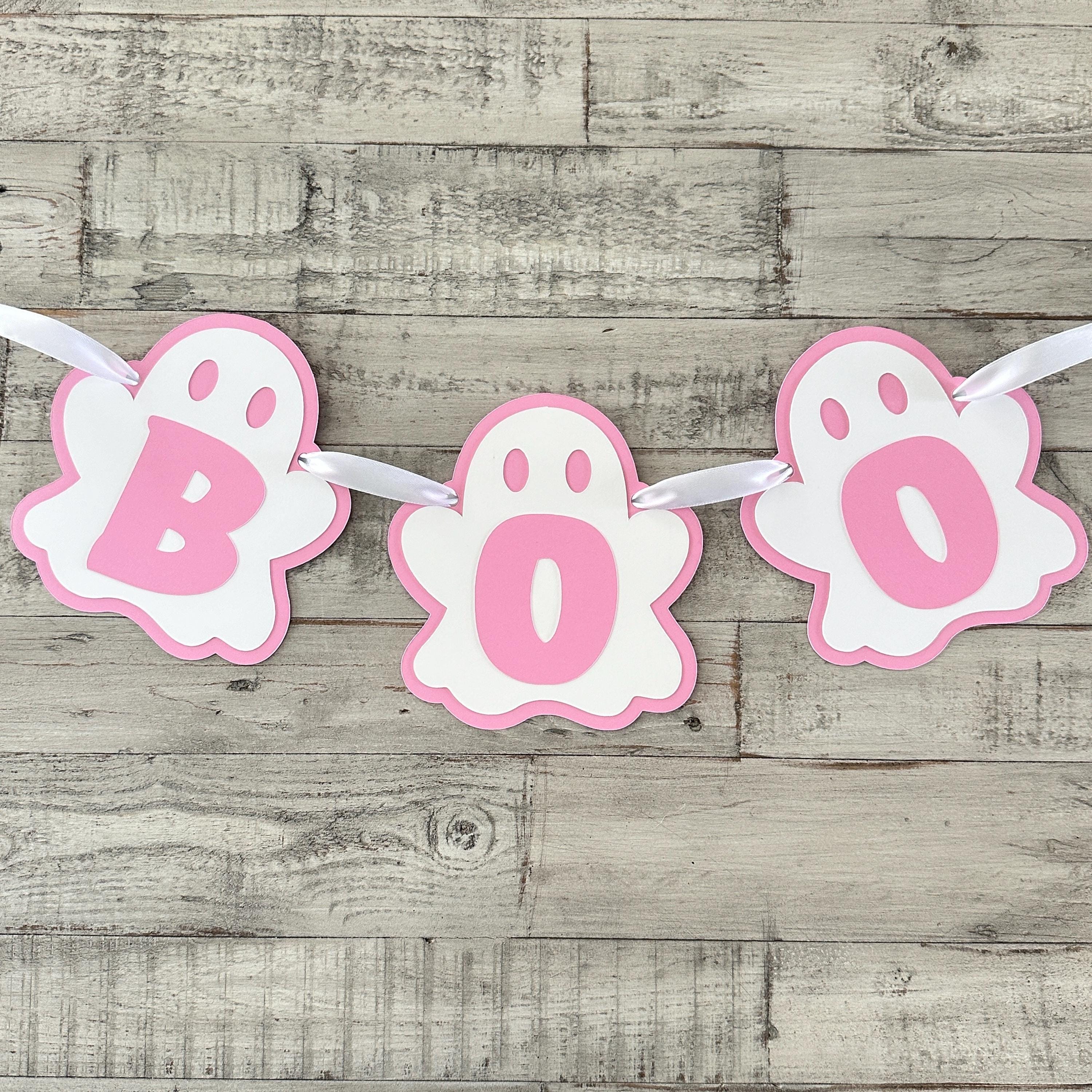 Pastel Ghost Banner: Spooky Halloween Cardstock Decor - Etsy