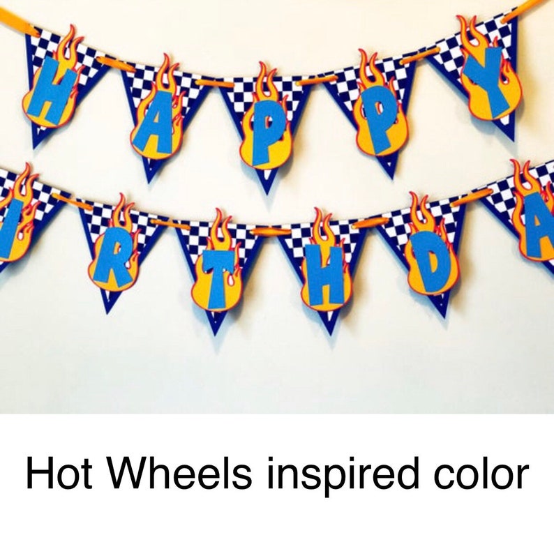 Race Car Birthday Banner Racing Theme Birthday Race Car - Etsy