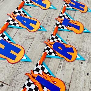 Race Car Birthday Banner: Racing Theme Party Decorations - Etsy