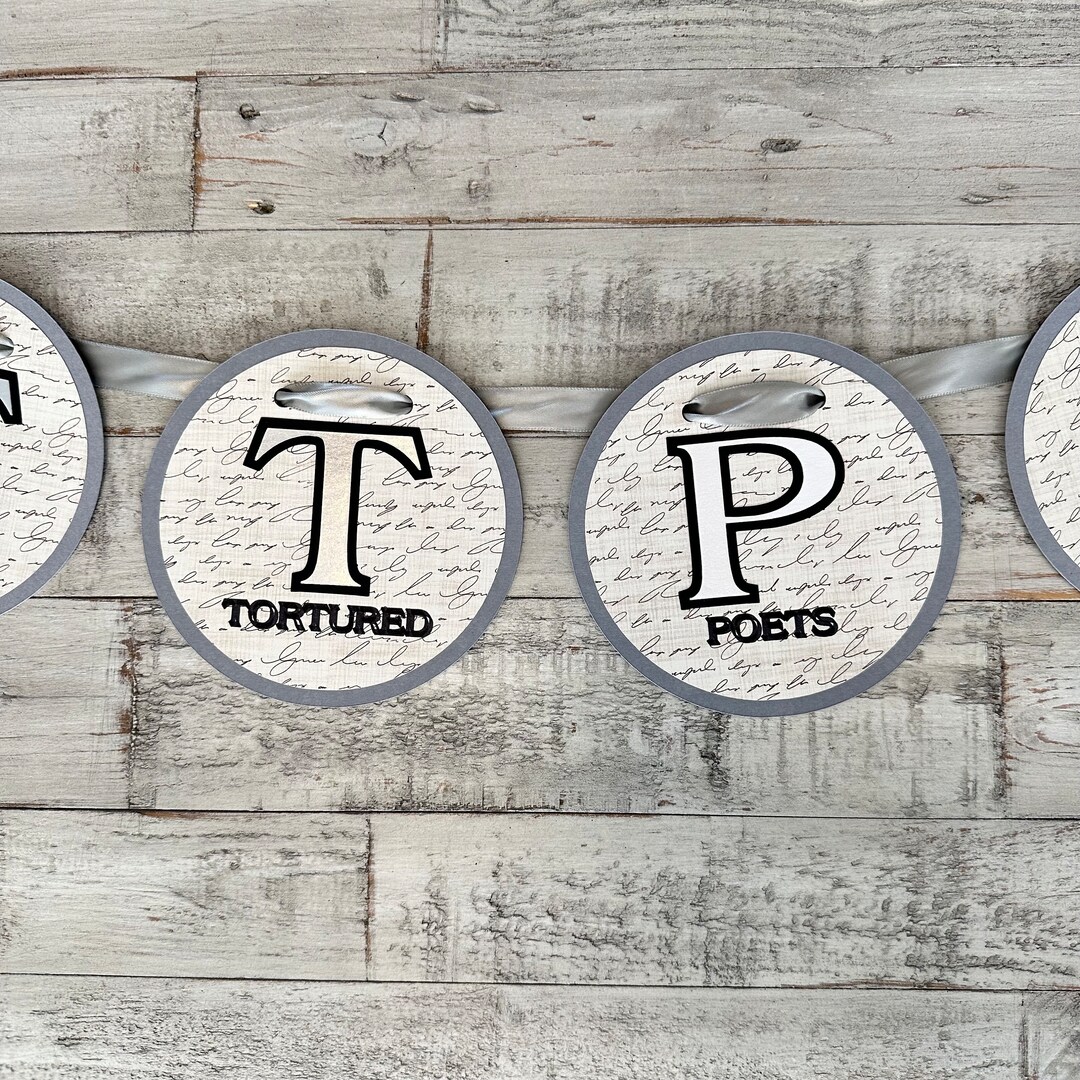 Tortured Poets Inspired Banner/ts11 Banner/album Release Banner/album ...