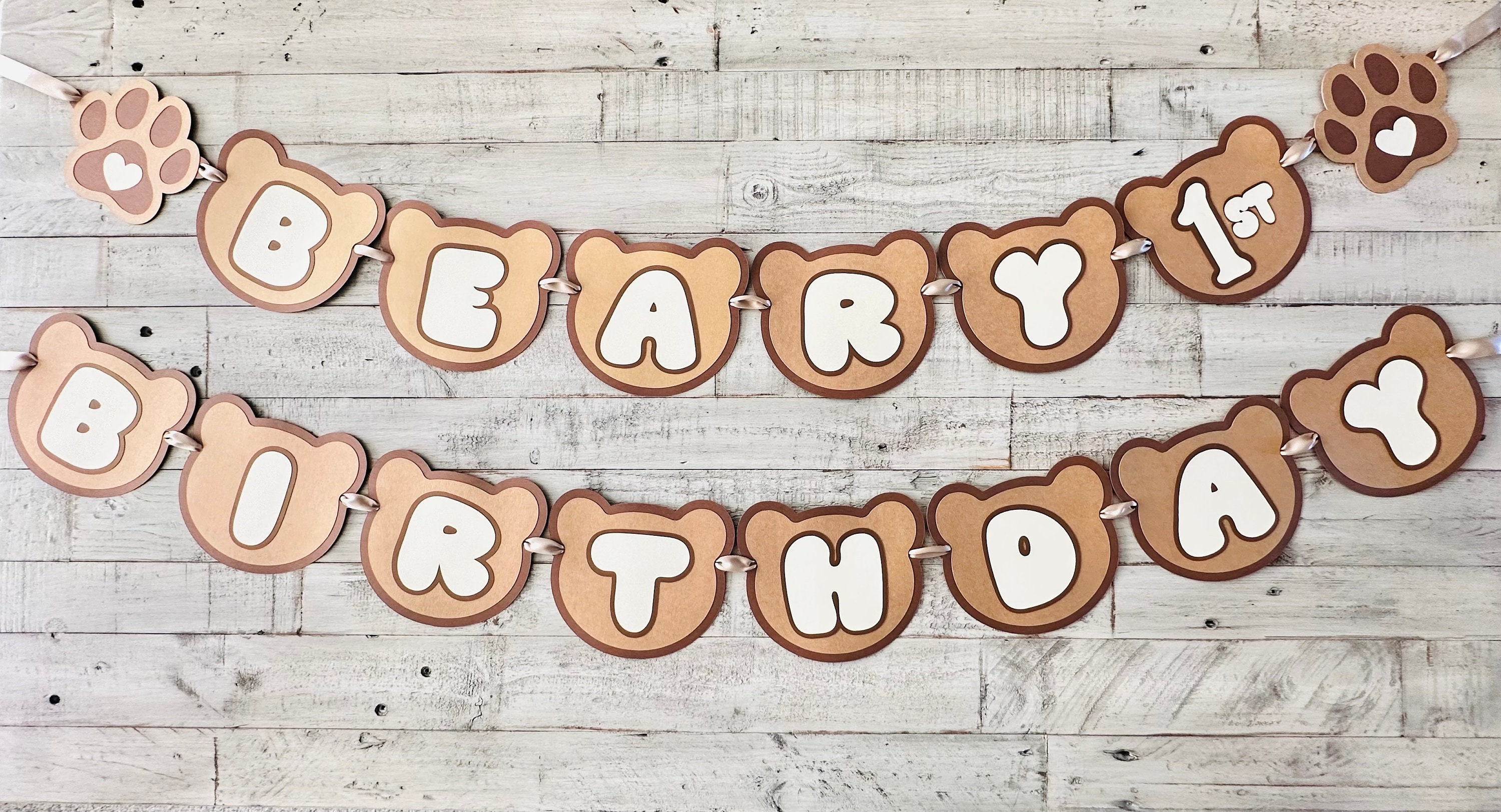 Teddy Bear Baby Shower Banner: Custom Cardstock Party Decor - Etsy