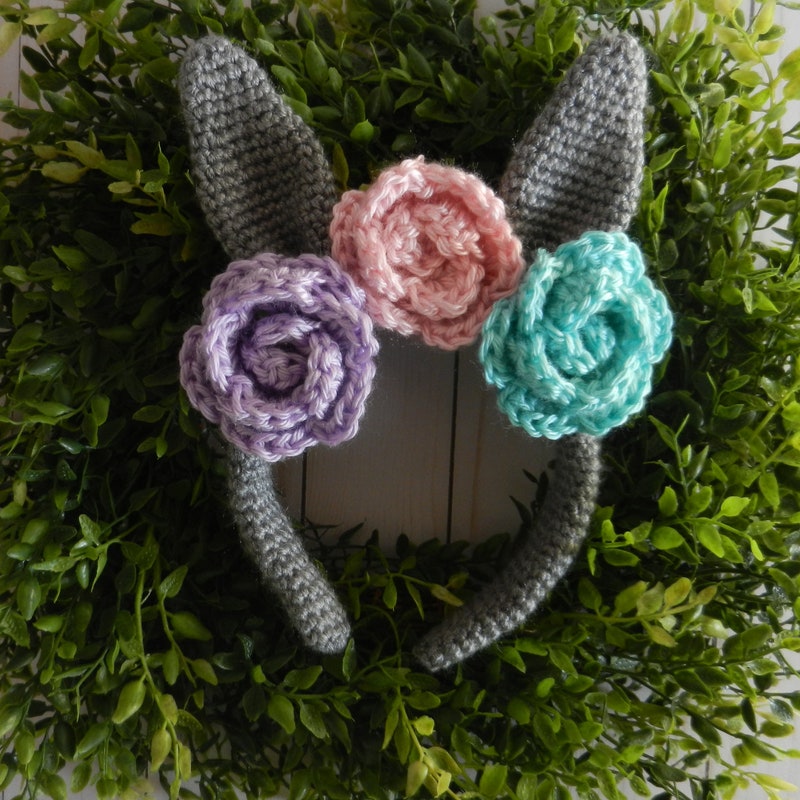Crochet Bunny Ears - Etsy