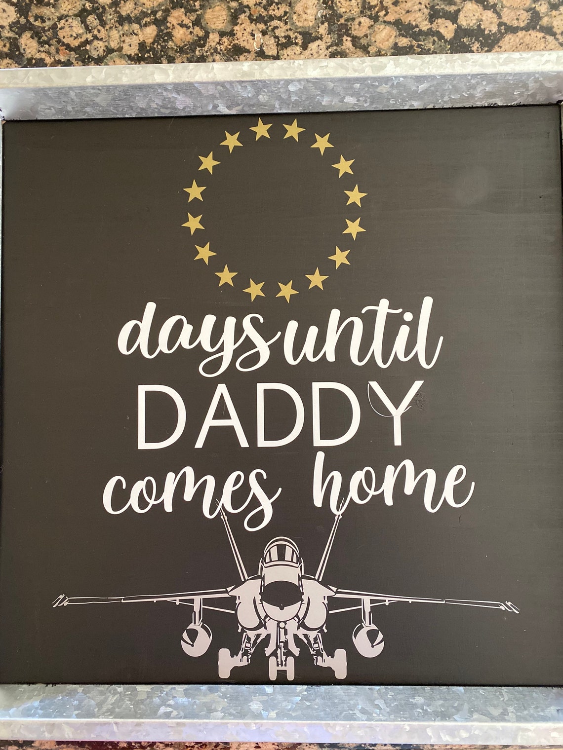 Deployment Countdown Sign Chalkboard Countdown Days Until - Etsy