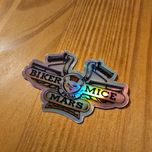 Biker Mice From Mars Logo Holographic Sticker - Etsy