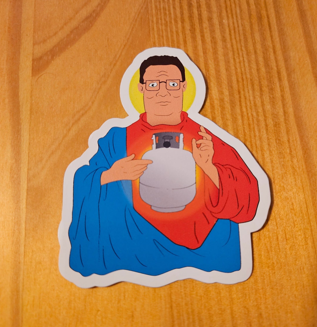 Saint Hank Hill Propane King of the Hill Religious Sticker - Etsy