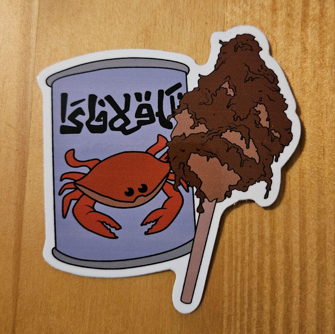 Simpsons Crab Juice and Khlav Kalash Food Stand Sticker - Etsy