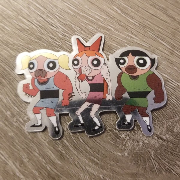 Buff Anime Sticker - Etsy