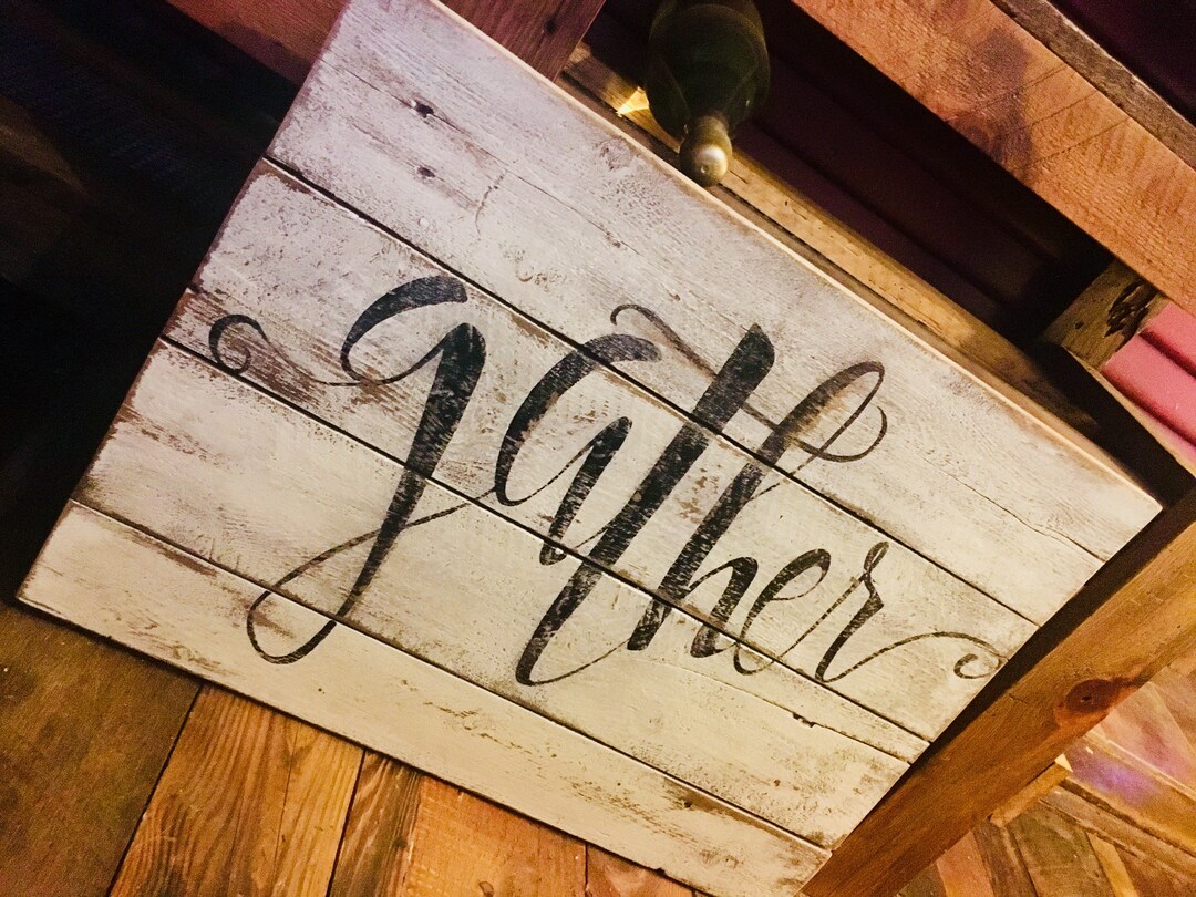 Gather, Fixer Upper Decor, Farmhouse Style, Rustic Decor - Etsy