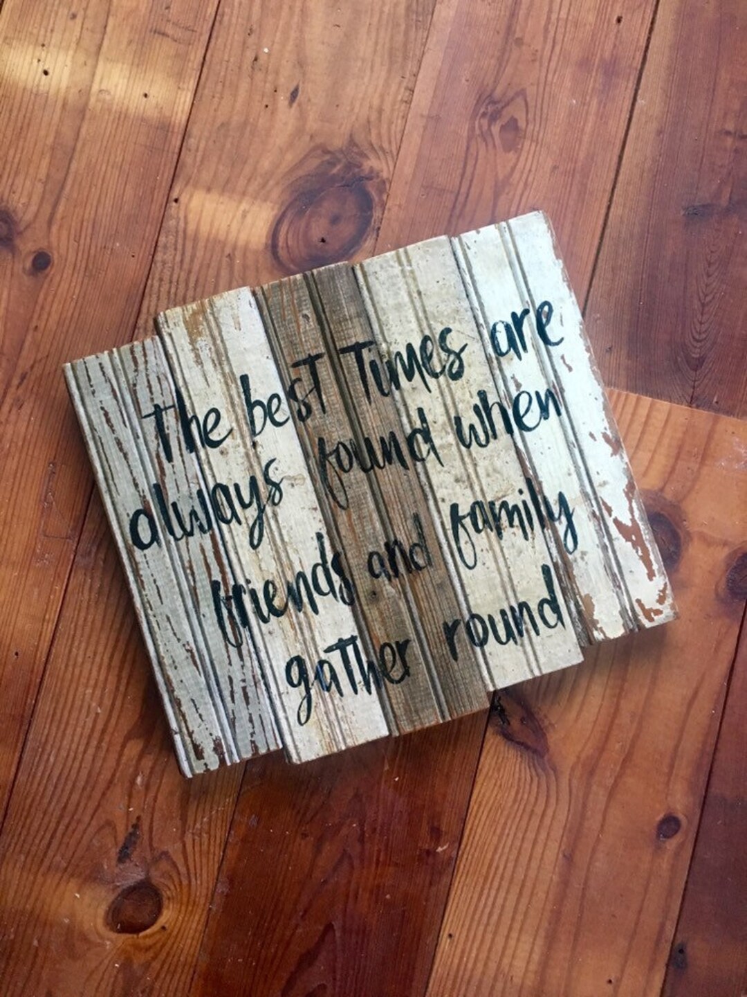 Rustic Wooden Quote Sign, Fixer Upper Decor, Boho Gift - Etsy
