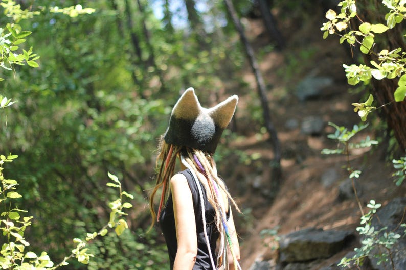 Fox Hat Felt Hat Forest Animal Hat Woodland Creatures | Etsy