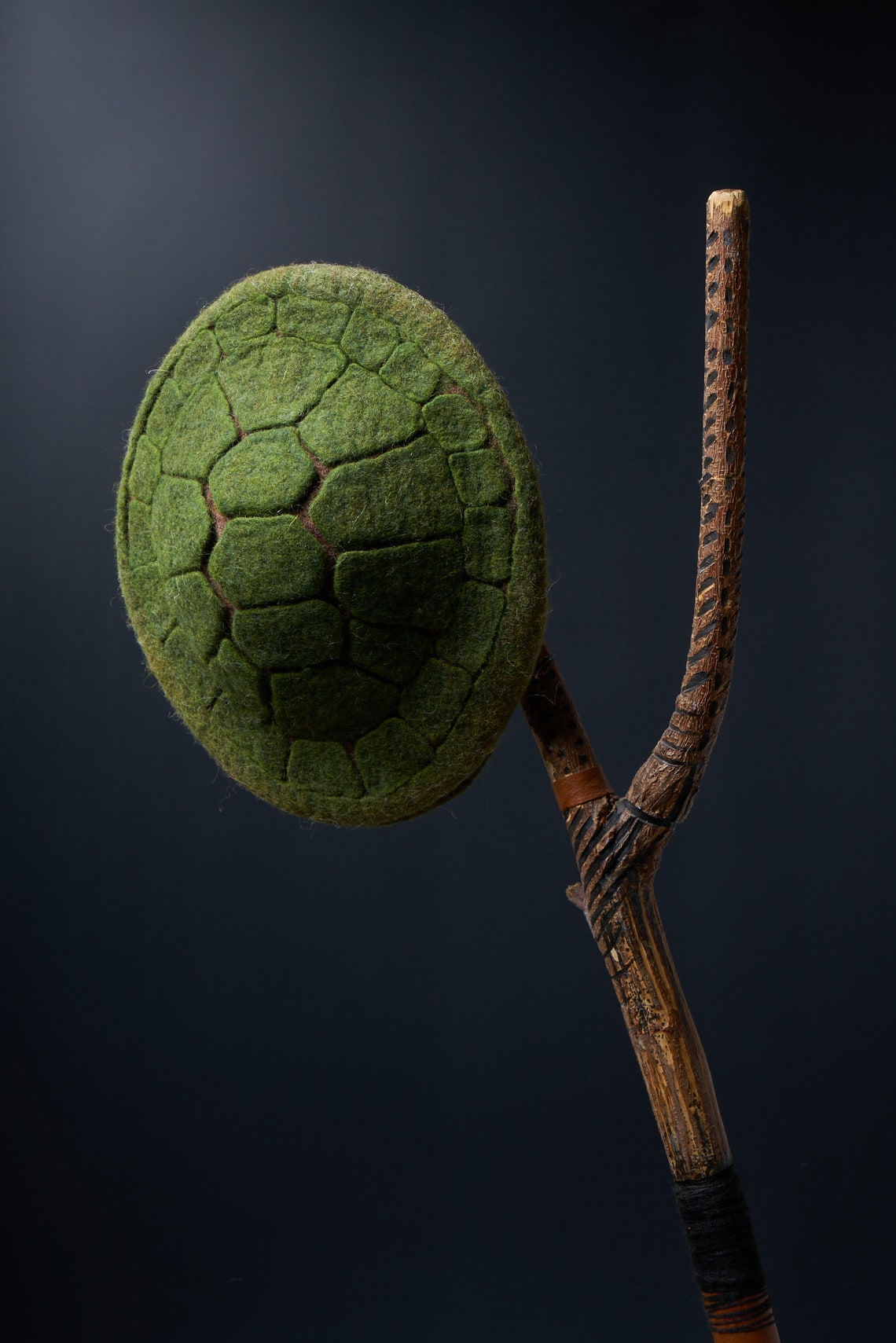 Handmade Turtle Shell Hat Green Felt Nature Inspired Hat - Etsy