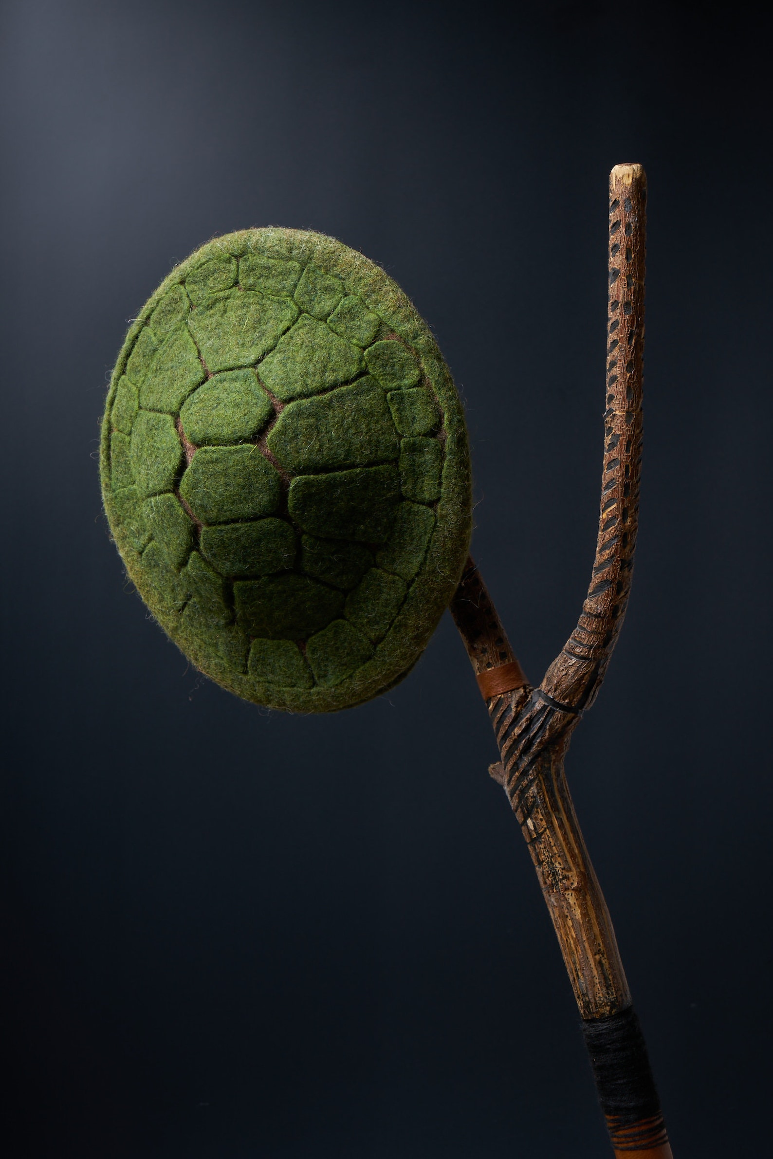 Handmade Turtle Shell Hat Green Felt Nature Inspired Hat - Etsy