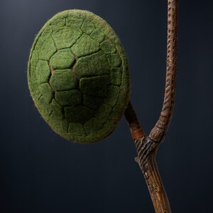 Handmade Turtle Shell Hat , Green Felt Nature Inspired Hat, Wearable ...