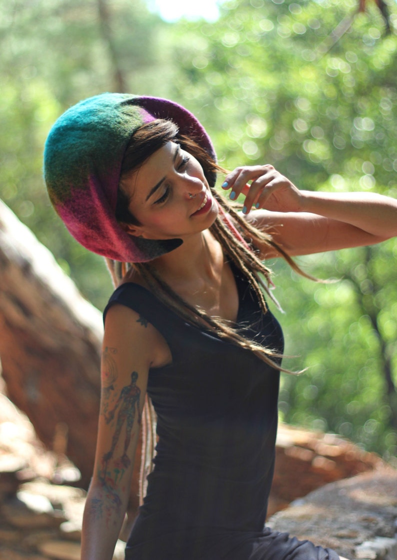 Nebula Galaxy Hat Artistic Festival Clothing Futuristic Cap | Etsy