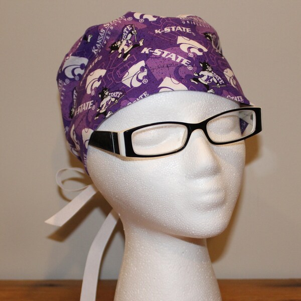 Tie Back Scrub Hat - Etsy