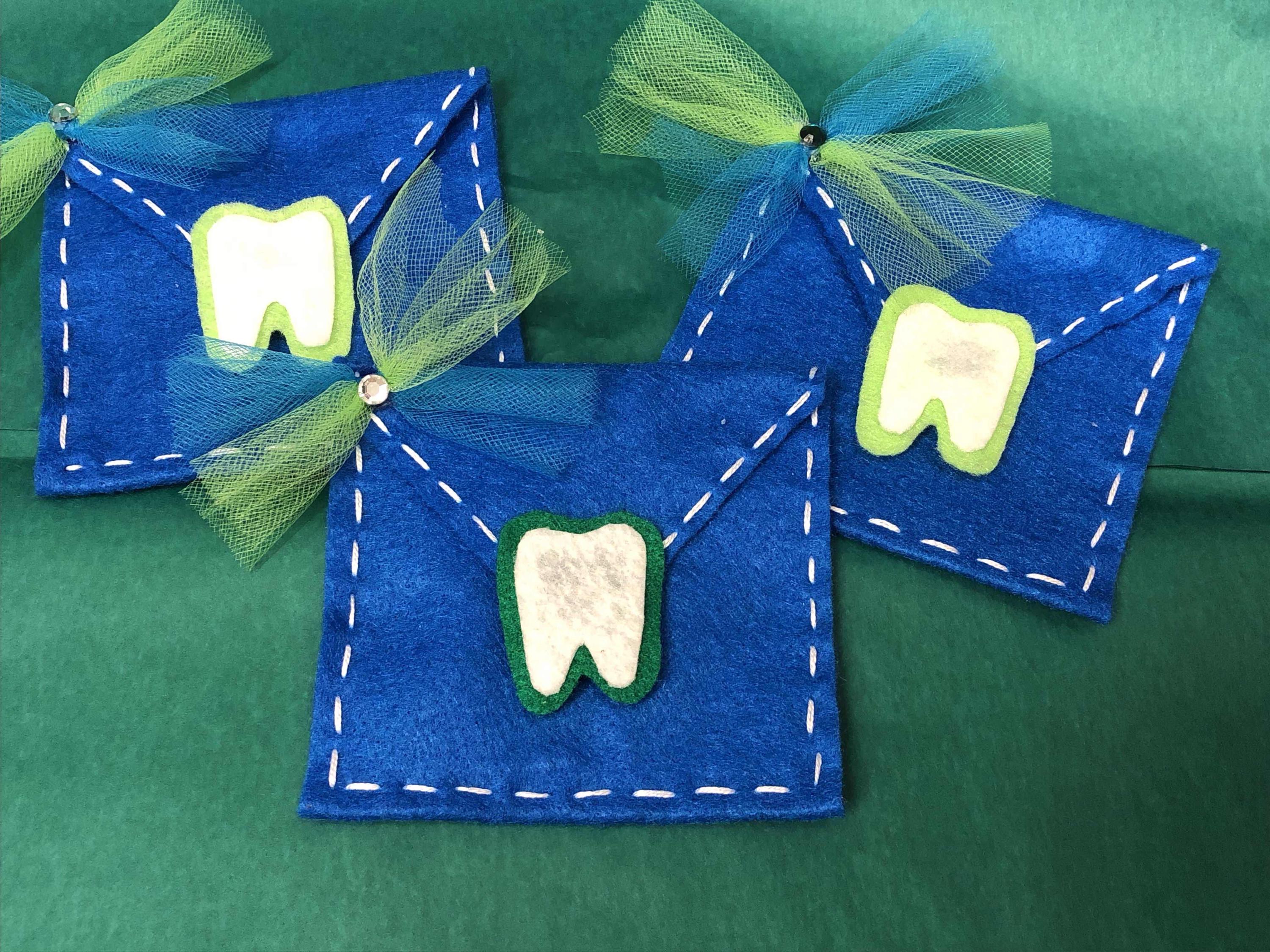 Tooth Fairy Envelope for Teeth Letters and Money, Boys and Girls Colors ...