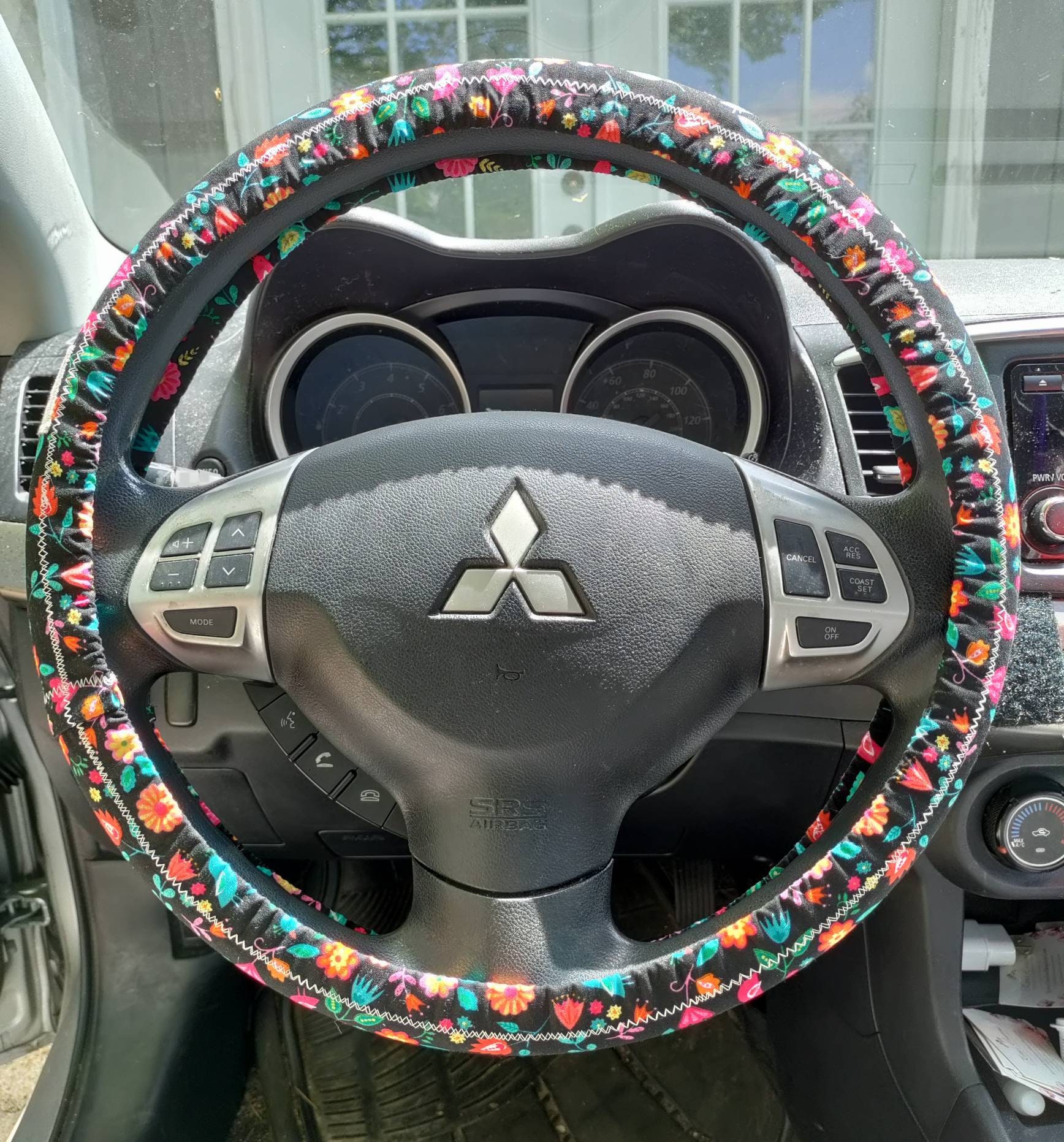 Handmade Flowers & Birds Car Decor~steering Wheel, Seat Belt or Rear ...
