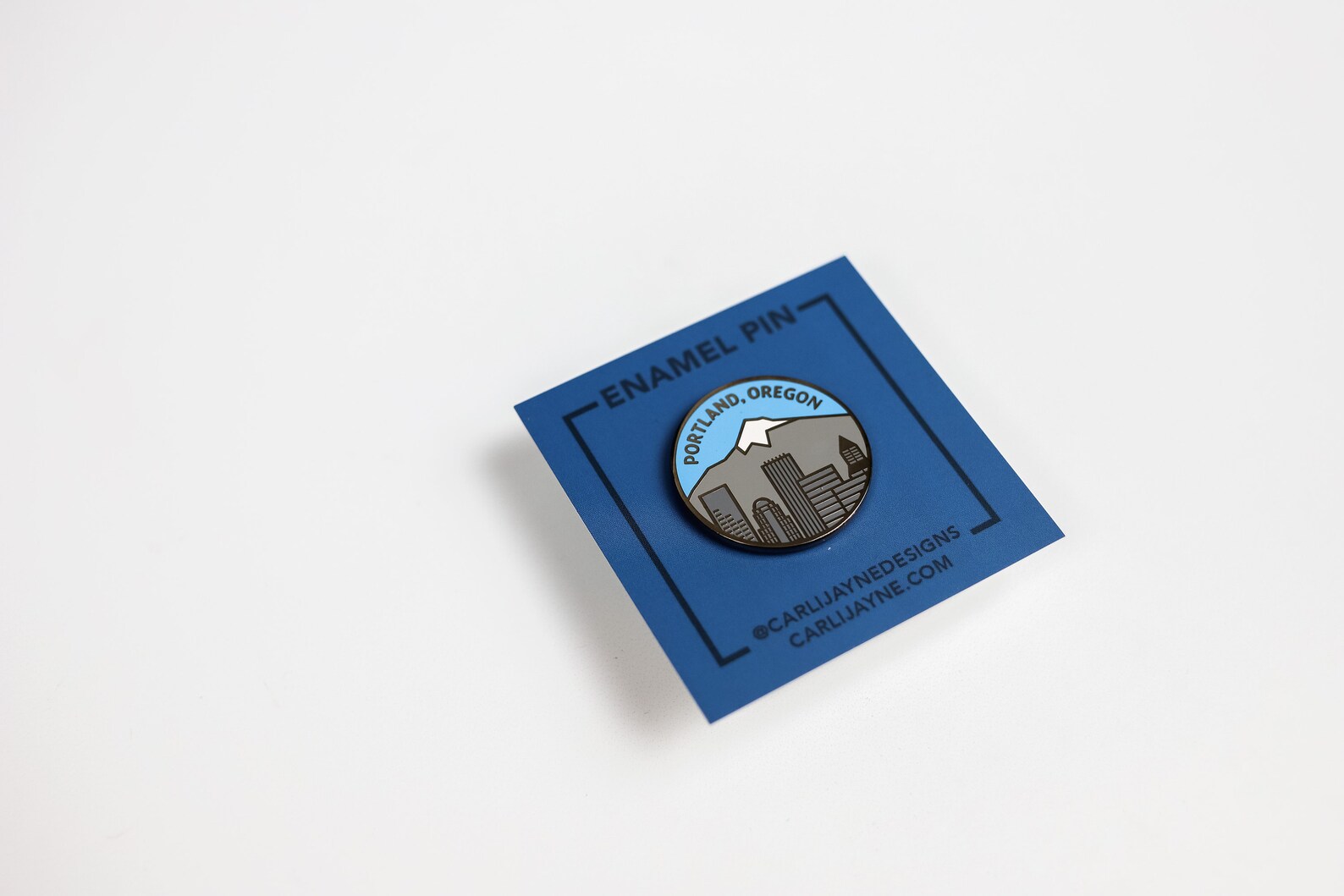 Portland Oregon Enamel Pin State Enamel Pin Oregon Enamel - Etsy