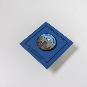 Portland Oregon Enamel Pin, State Enamel Pin, Oregon Enamel Pin, Pnw ...