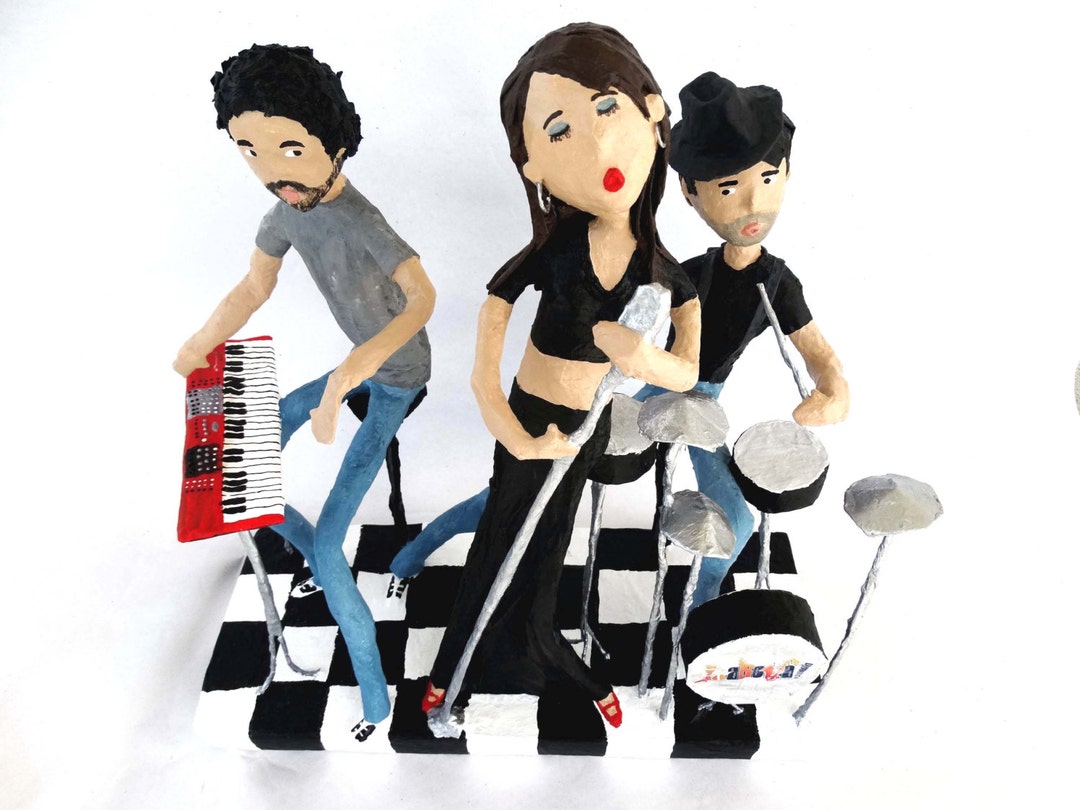 Group - Papier Mache,personalized,free Shipping,human Figure,character ...