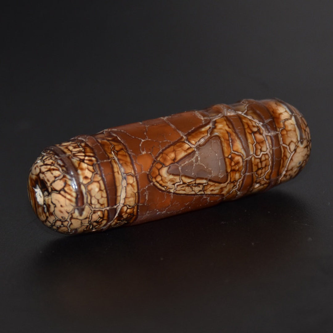 Rare Tiger Tooth / One Eye Dzi Bead - Etsy