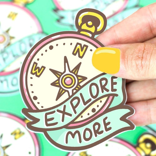 Outdoorsy Sticker Explore More Vinyl Stickers Gift for Men - Etsy
