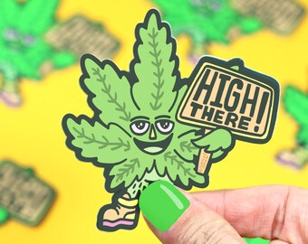 Cannabis Leaf Decal | Etsy