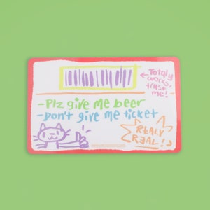 Funny Fake Driver's License: Novelty Parody ID Card - Etsy