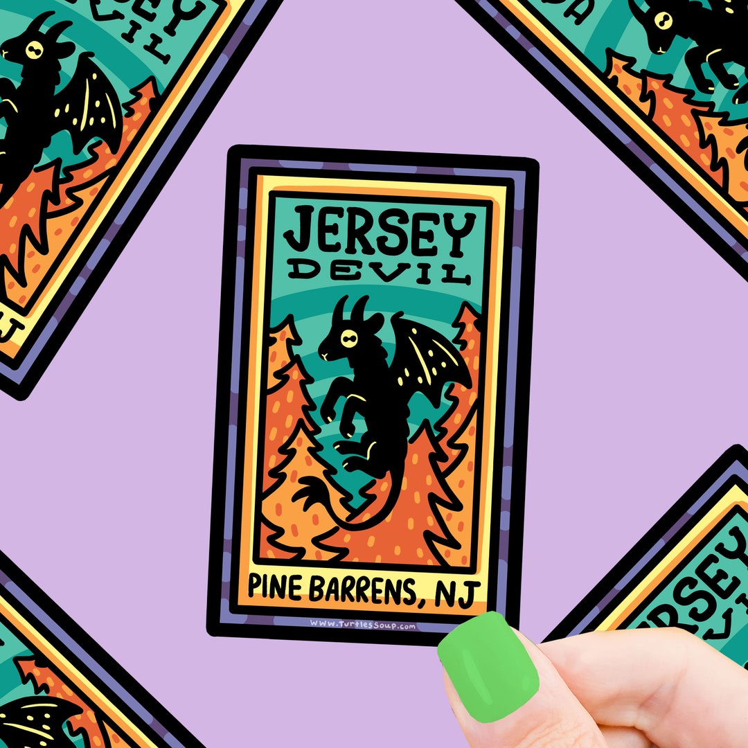 Jersey Devil Cryptid Location Sighting Waterproof and Weather Resistant ...