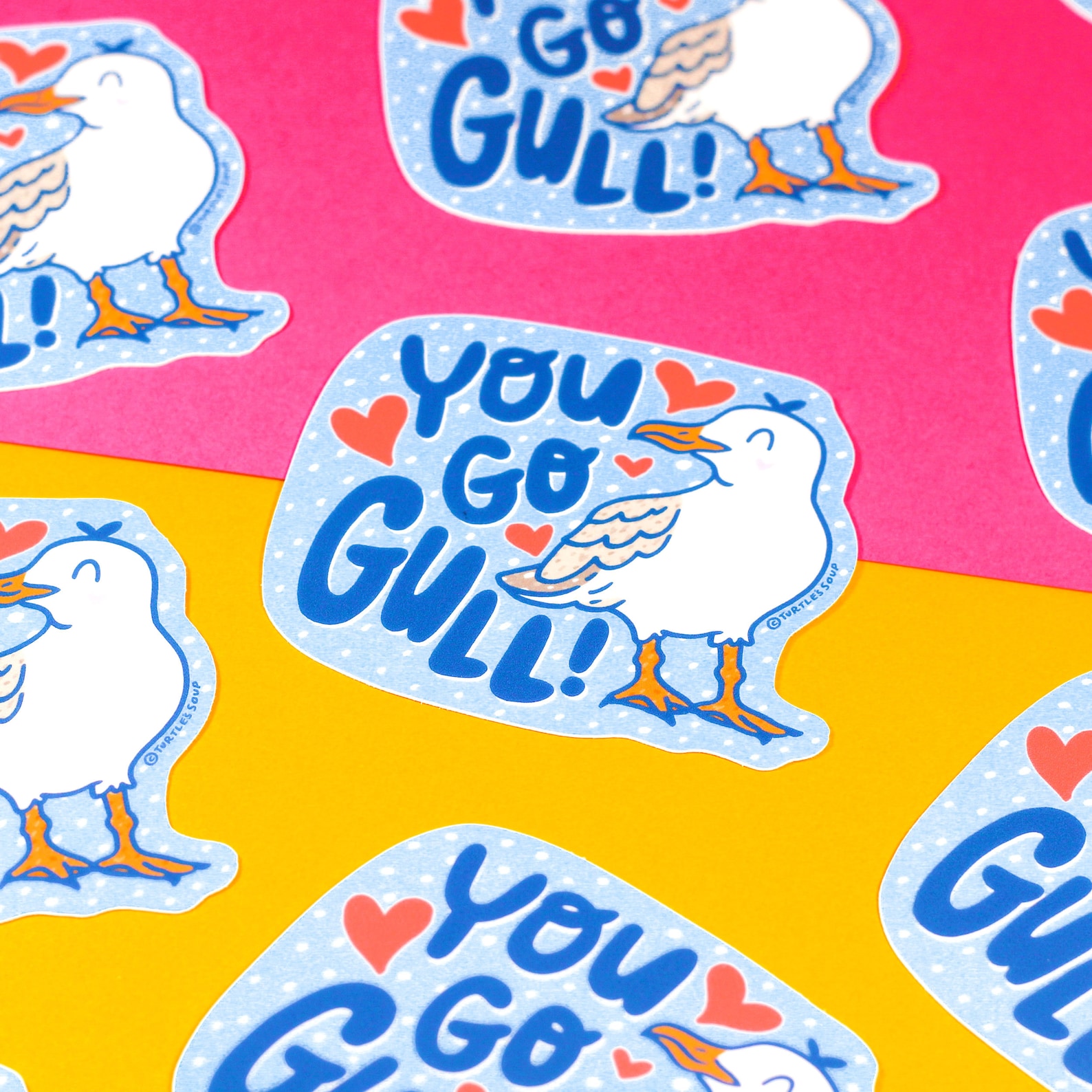 Seagull Pun Sticker, You Go Gull, Girlfriend Gift, Bestie, Best Friends ...
