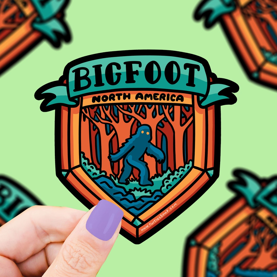 Bigfoot Cryptid Location Sighting Waterproof and Weather Resistant ...