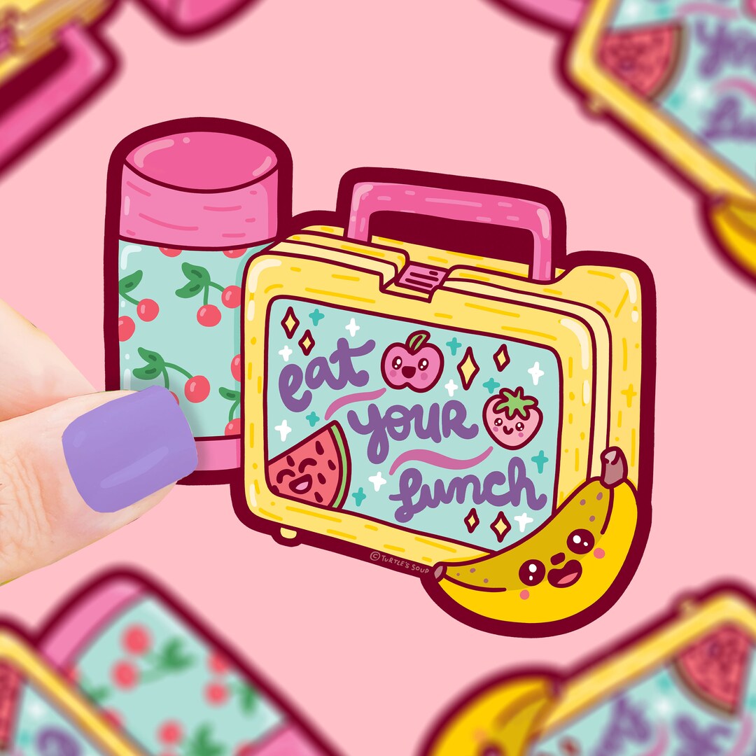 Eat Your Lunch Reminder Back to School Vinyl Sticker - Etsy