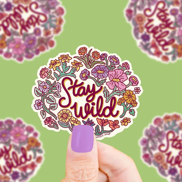 Wild Cat Sticker - Etsy