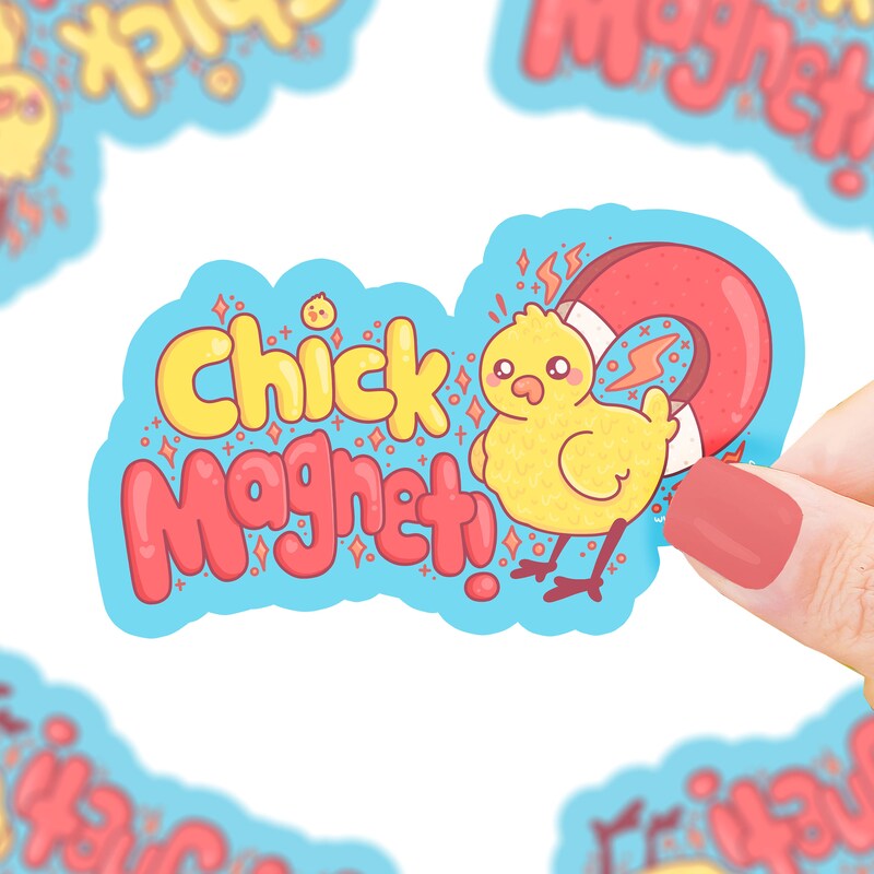 Chick Magnet - Etsy