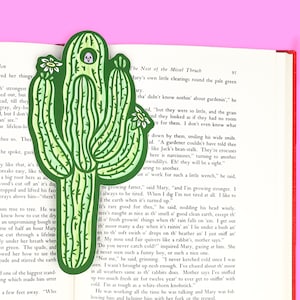 Saguaro Cactus Bookmark, Reading, Book Lover Gift, Cute Bookmark ...