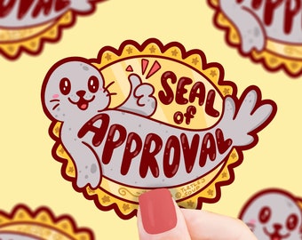 Seal of Approval Vinyl Sticker - Etsy