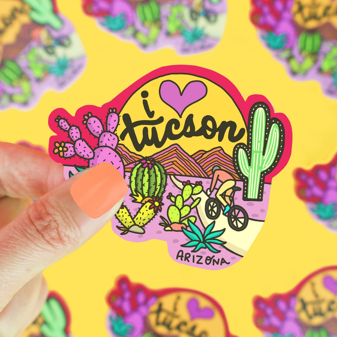 Tucson Sticker, Arizona Decal, Southwestern Decor, Desert Critters ...