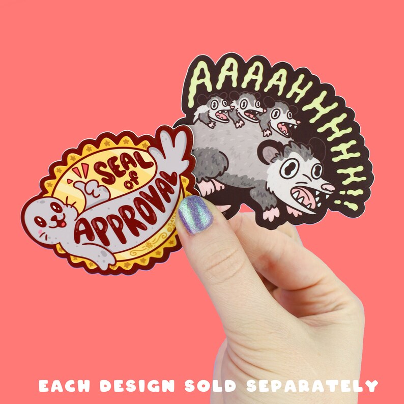 Seal of Approval Vinyl Sticker Ocean Animals Pun Funny - Etsy