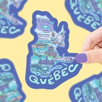 Beautiful Province Sticker, Quebec, Celebrate Canada’s Provinces ...