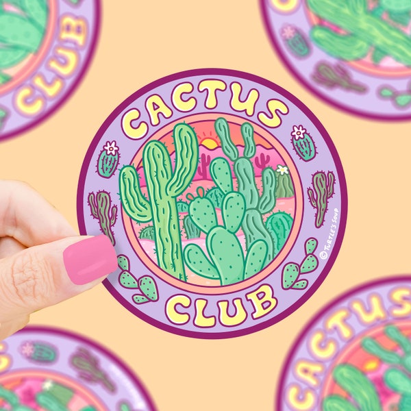 Cactus Stickers - Etsy