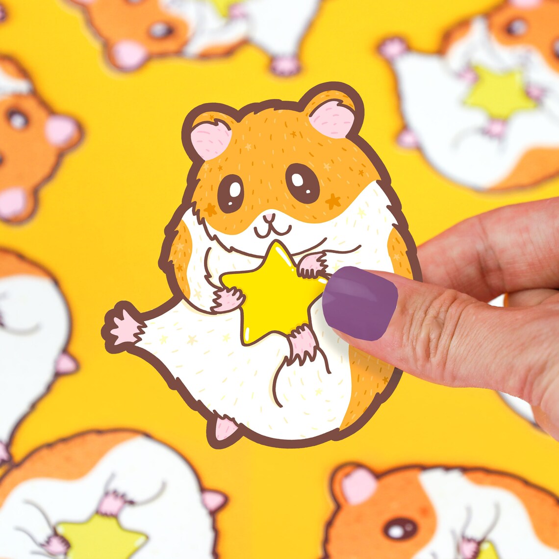 Ultra Super Cute Hamster Vinyl Decal Sticker Adorable Pet - Etsy