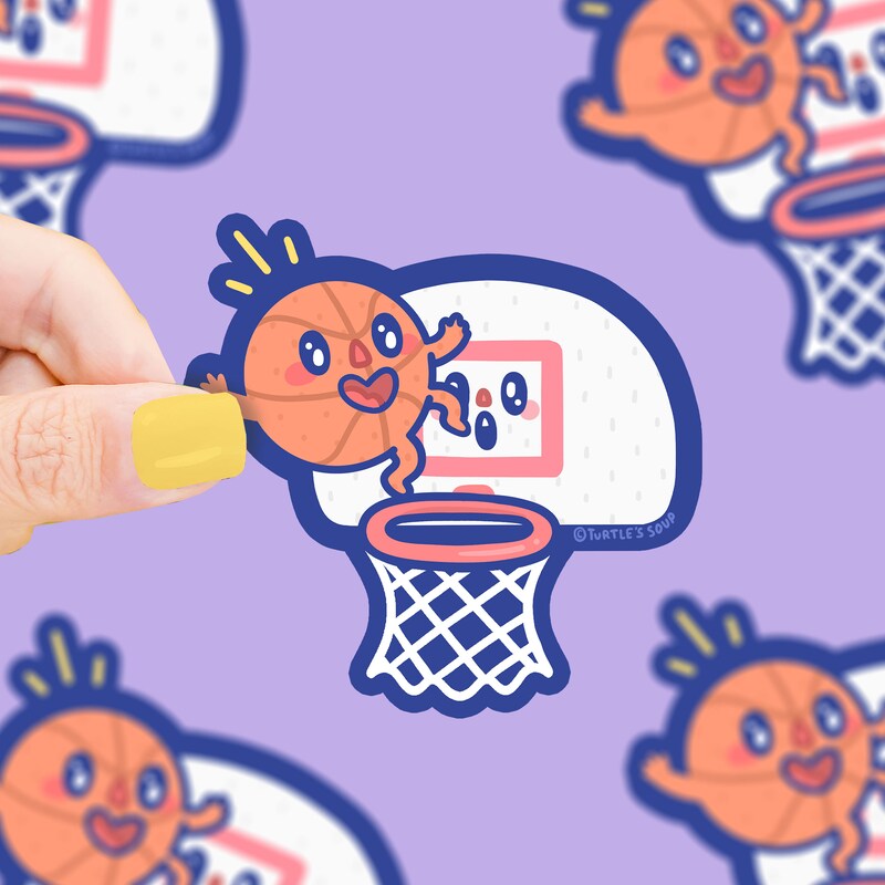 Basketball Stickers - Etsy