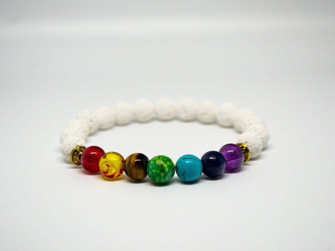 Chakra Bracelet Diffuser Bracelet Bracelets for Women Lava - Etsy