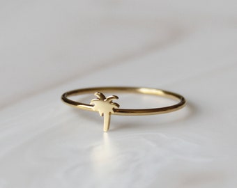 Palm Tree Ring - Etsy