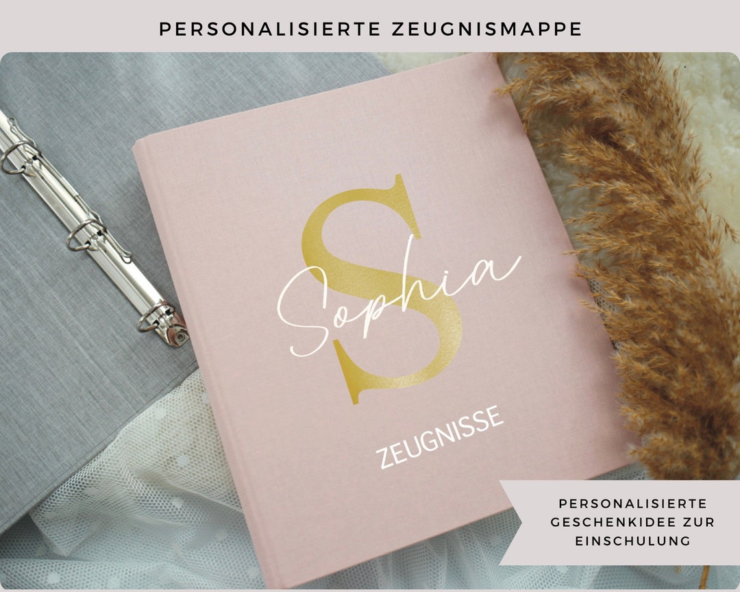 Personalized Certificate Folder, Certificate Folder With Letter and ...